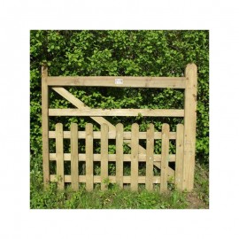 New Oak Gate Post | Buy Hand Made Gates Online from the Experts at UK ...