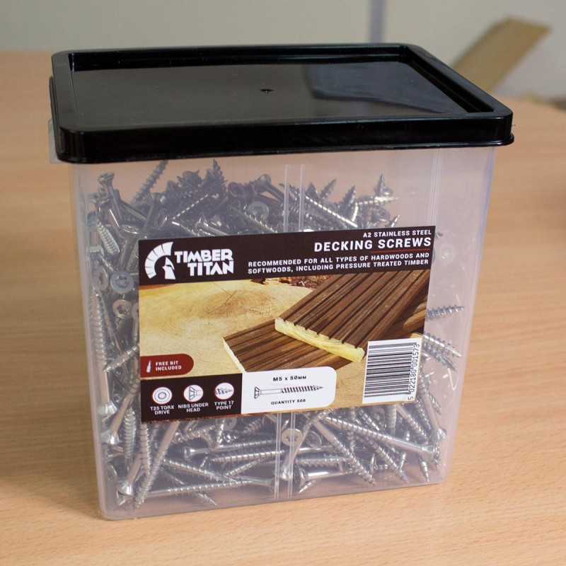 Timber Titan Stainless Steel Decking/Cladding 50mm | Buy Cladding and ...