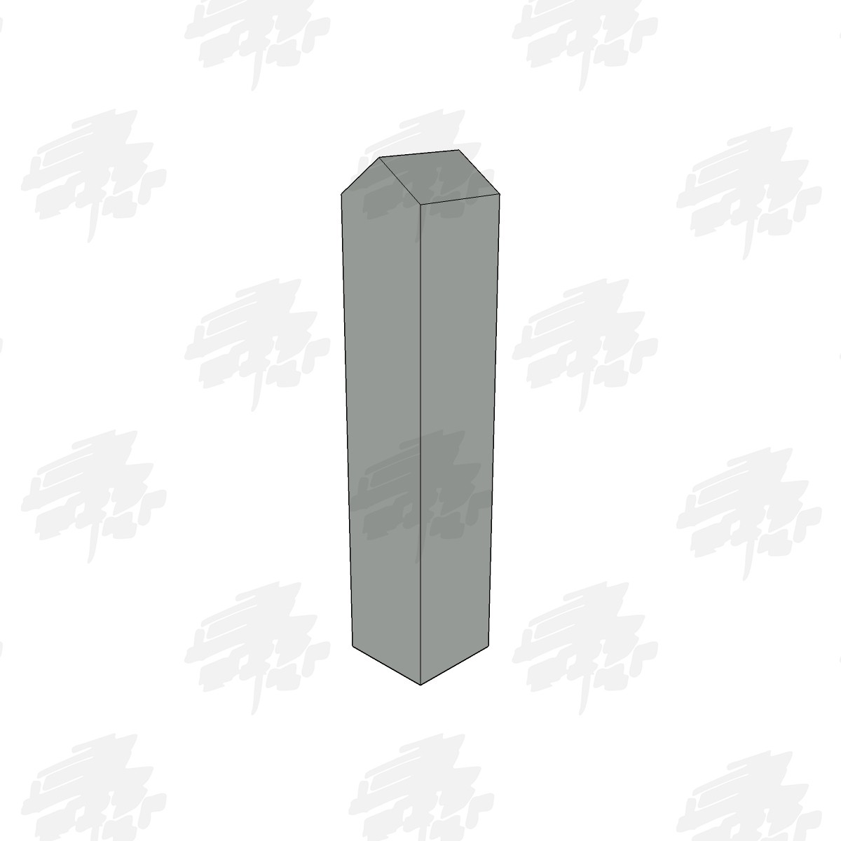 European Oak Bollards - Half Pyramid | Buy Timber Bollards online from ...