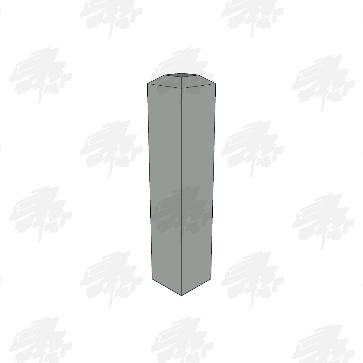 European Oak Bollards - 4 Way Flat Top | Buy Timber Bollards online ...