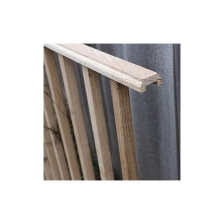 Oak Chamfered Spindle Panel | Buy Decking Components Online from the ...