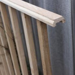Oak Chamfered Spindle Panel | Buy Decking Components Online from the ...