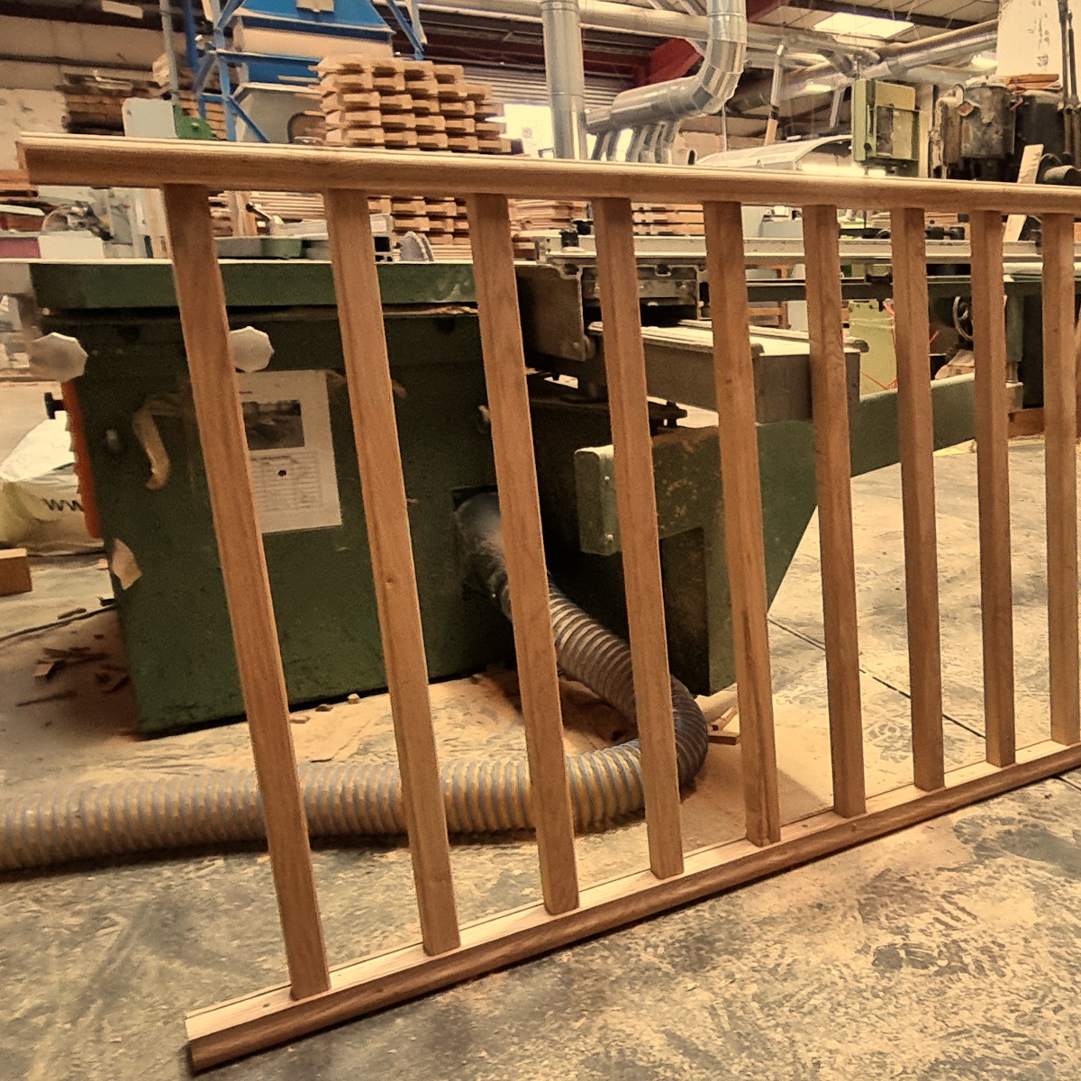 Heavy Duty Oak Chamfered Spindle Panel | Buy Decking Components Online ...