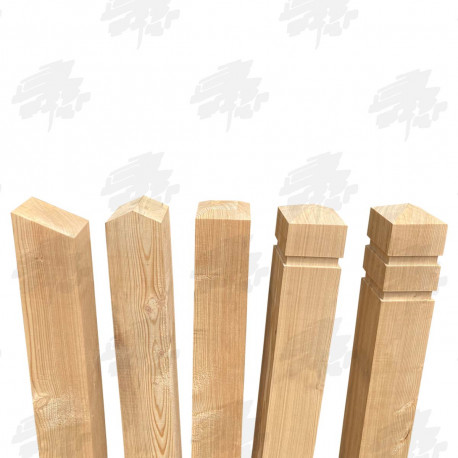 Oak Bollard - Flat Top