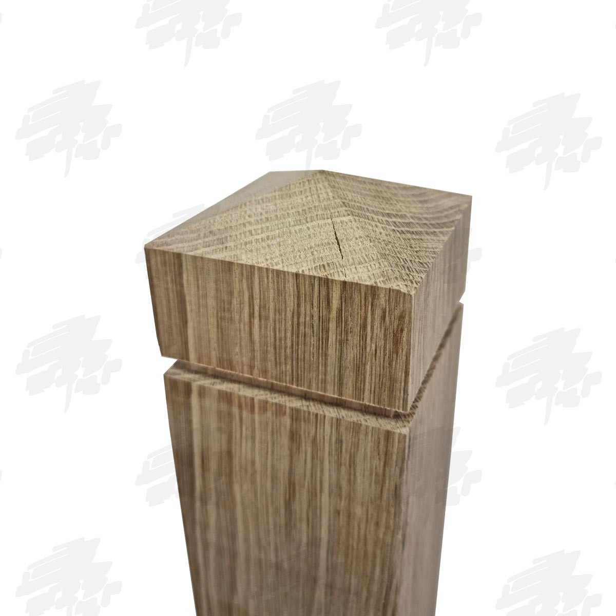 Oak Pyramid Top Newel | Buy Decking Components Online from the Experts ...
