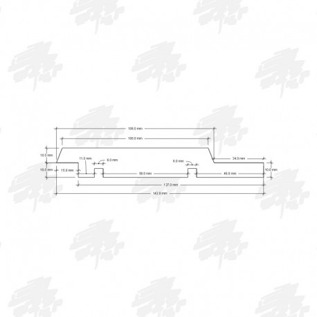 Air Dried Oak Channel Siding Cladding