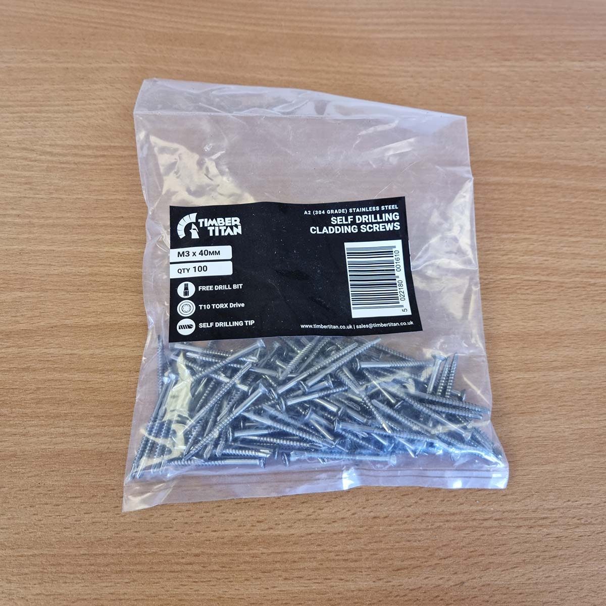 Timber Titan A2 (304) Stainless Steel Self Drilling Cladding Screws ...