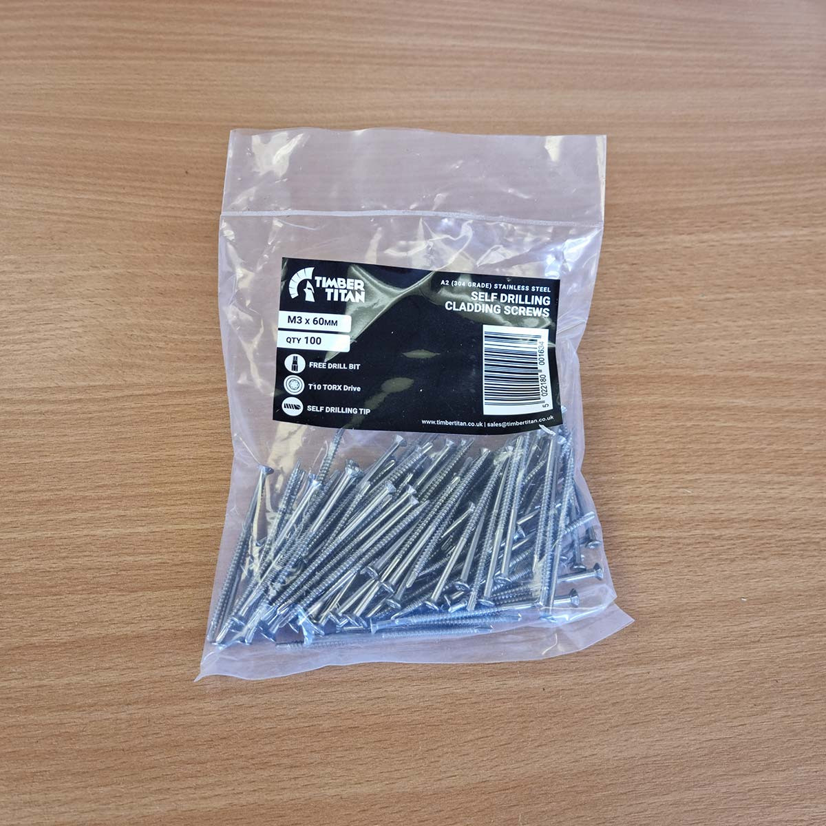 Timber Titan A2 (304) Stainless Steel Self Drilling Cladding Screws ...