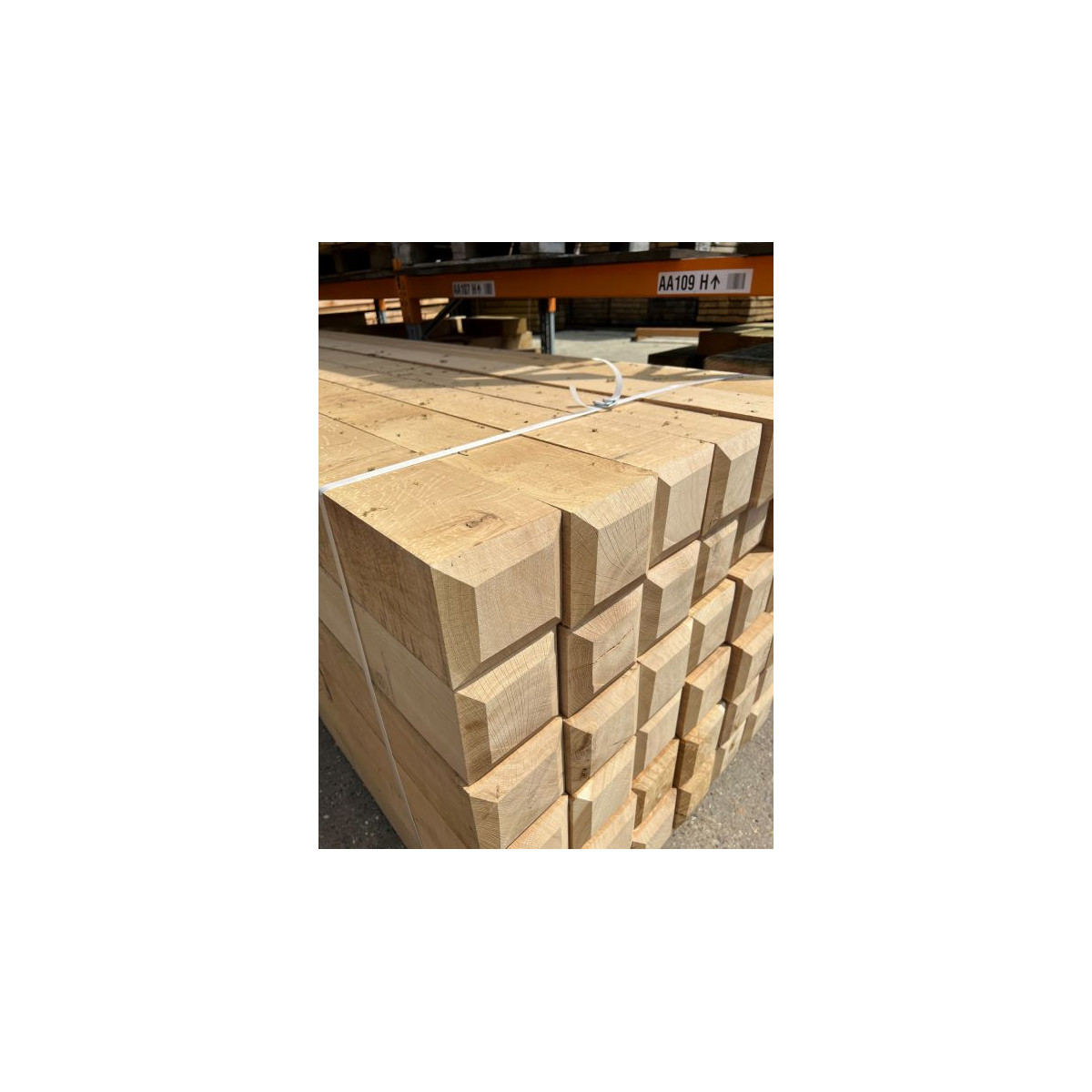 European Oak Bollards - 4 Way Flat Top | Buy Timber Bollards online ...