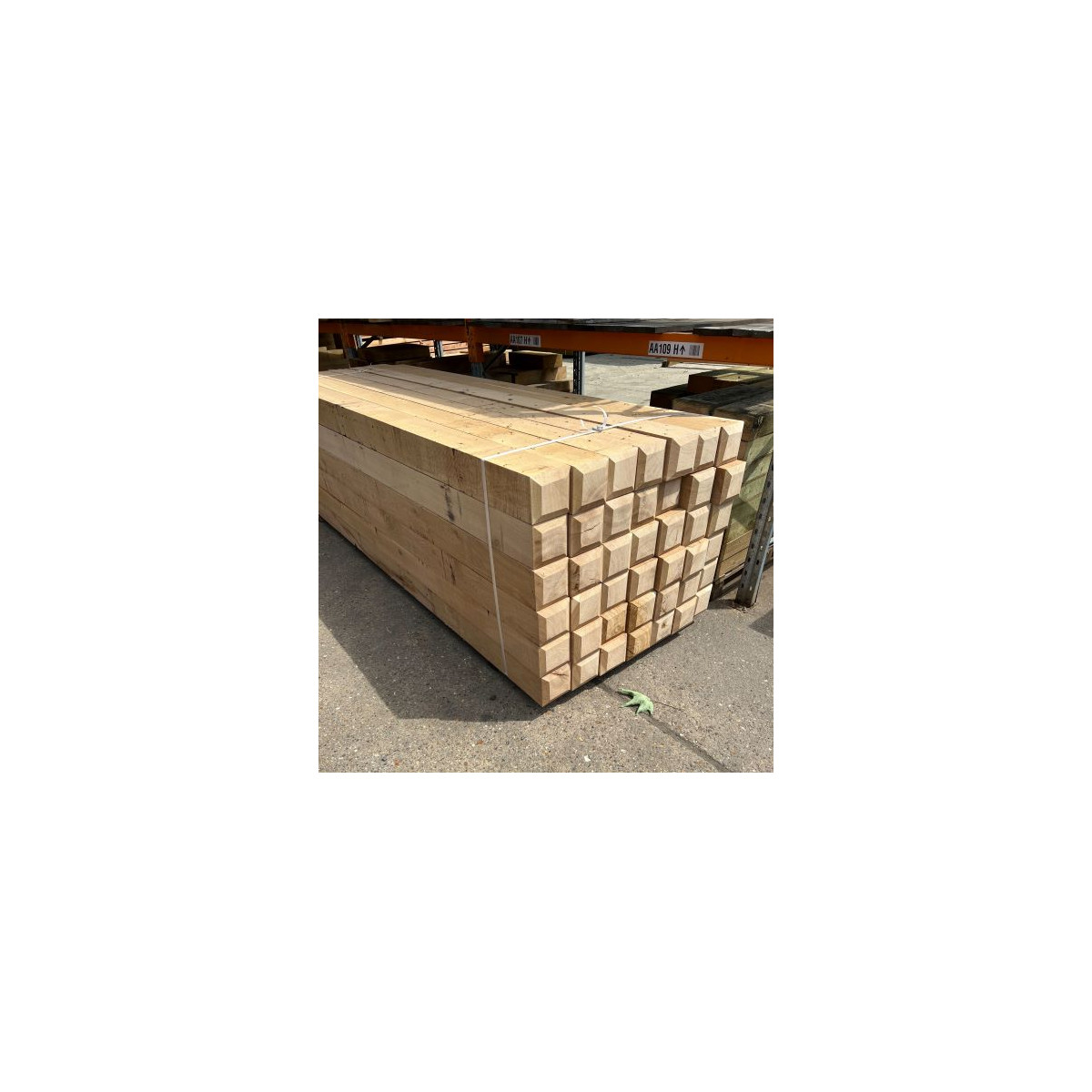 European Oak Bollards - 4 Way Flat Top | Buy Timber Bollards online ...