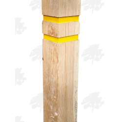 Siberian Larch Square Bollard