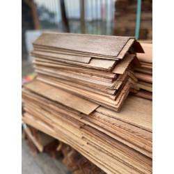 Blue Label Western Red Cedar Hip and Ridge Roofing Shingles (Grade 1 ...