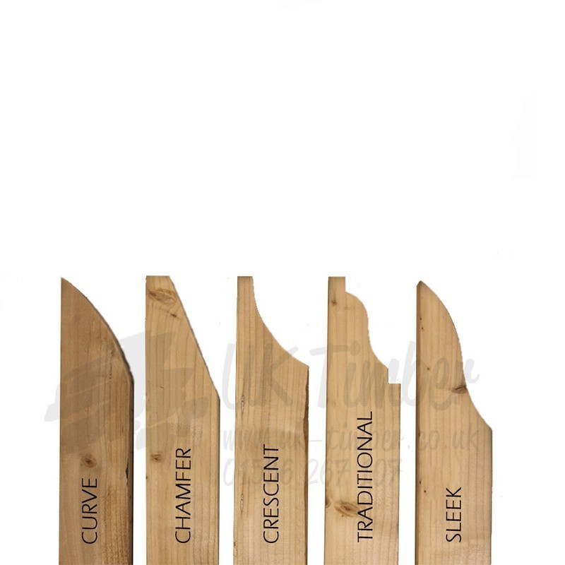 British Larch/Douglas Fir Pergola Rafter Rails 200mm x 50mm