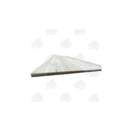 950mm Wide Full Stave Solid American Red Oak Worktop | UK Timber