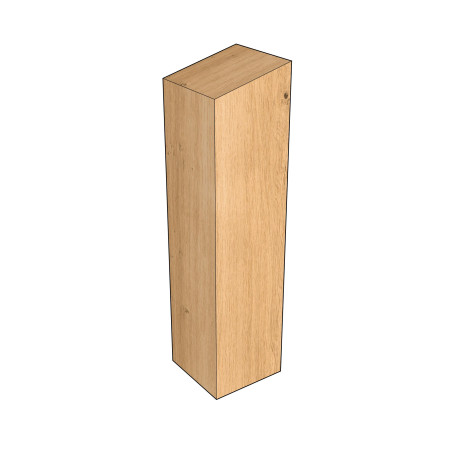 European Oak 4 Way Flat Top Gate Post | Buy Online from the Experts at ...